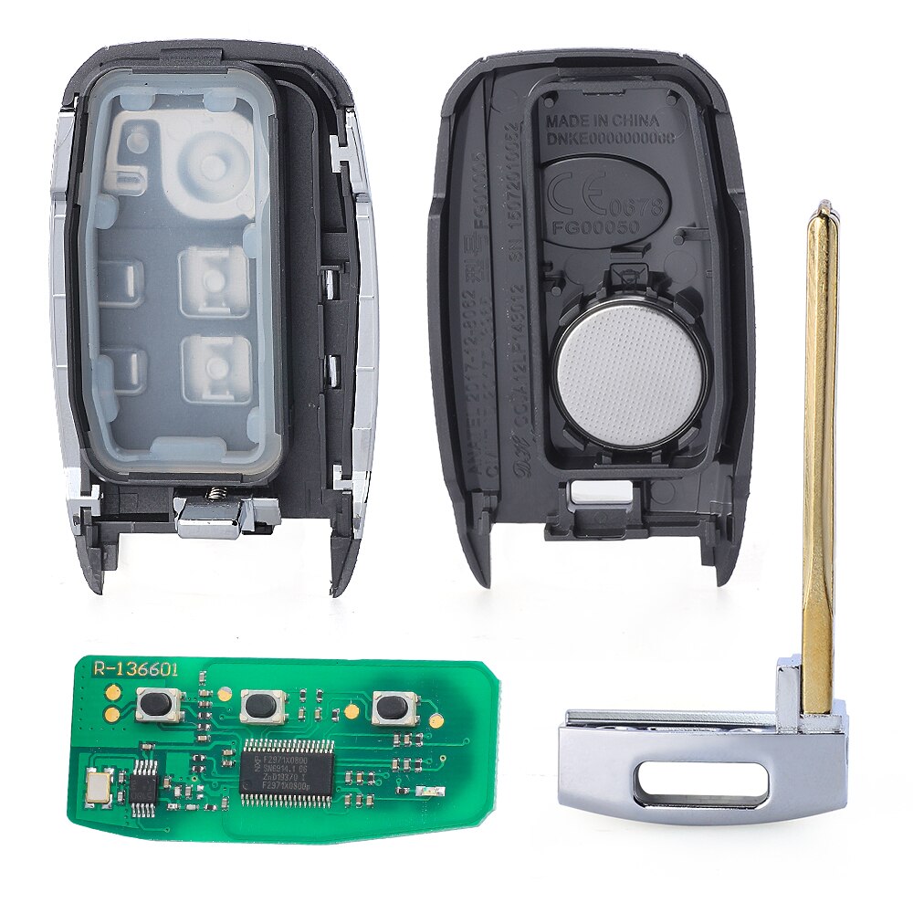 KEYECU Keyless Go Smart Remote Car Key Fob FSK 433... – Vicedeal