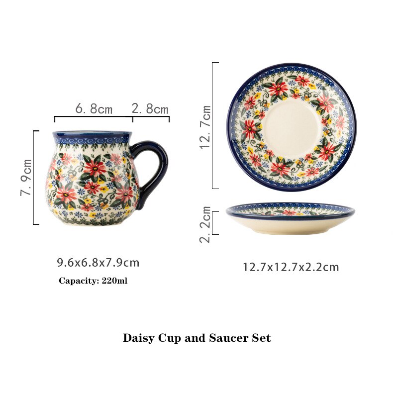 Polish Ceramic Mug Cold Jug Water Cup Home Teapot ... – Vicedeal