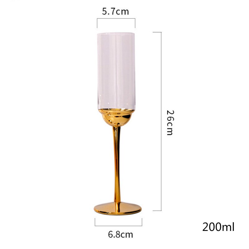 200-350ml Electroplating Goblet Lead-Free Crystal ... – Vicedeal