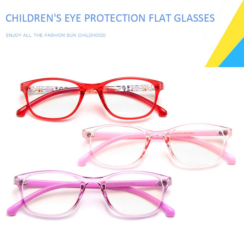 Elbru Children's Oval Frame Anti-blue Light Optica... – Vicedeal