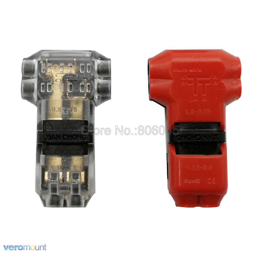 5Pcs I Vorm T Type 1pin/2pin Quick Splice Scotch L... – Grandado