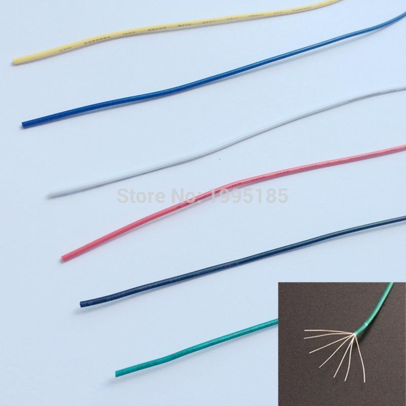 ~10m/Blue electronic wire 1007 26AWG 26# 7strands ... – Vicedeal