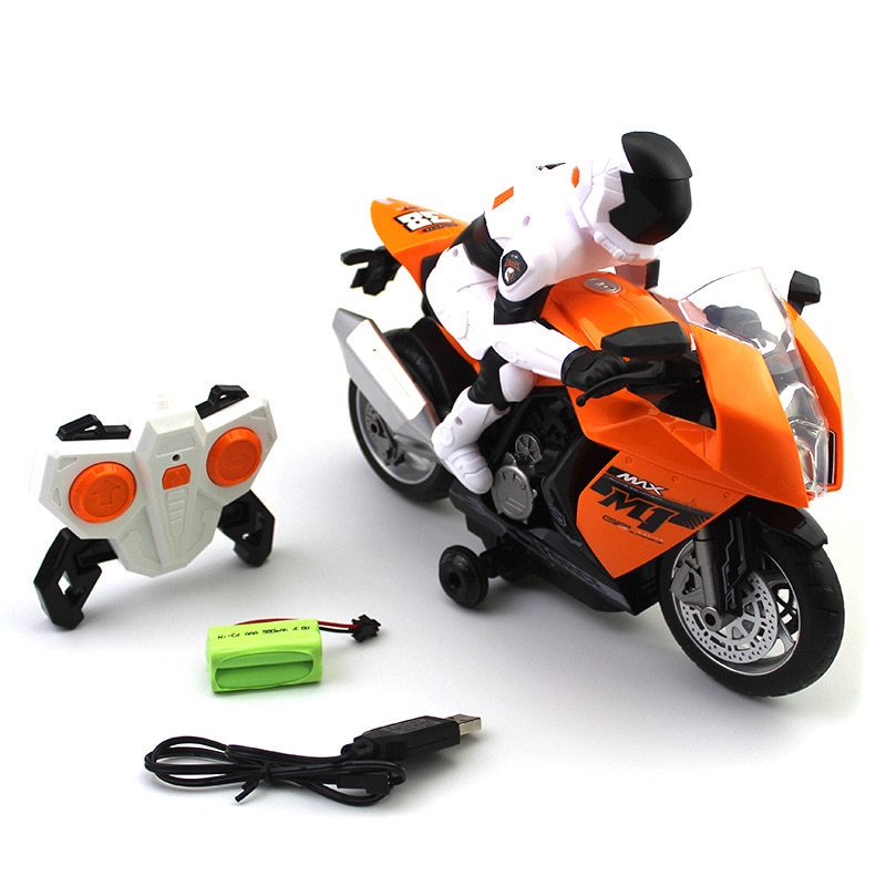 motor bike toys remote control car motorcycle with... – Grandado