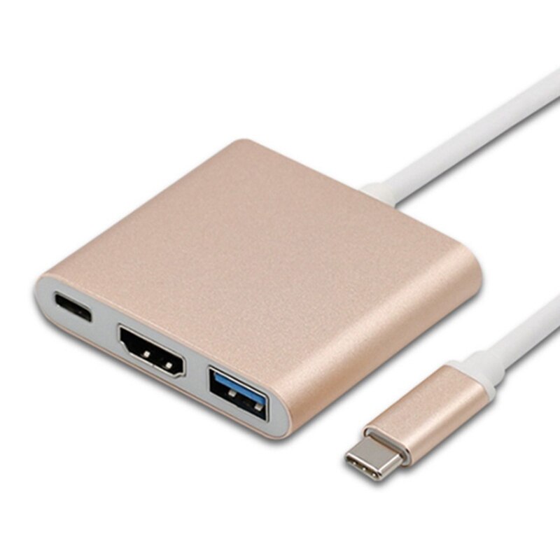 Usb 3.1 Type-C Hub Adapter 3 In 1 Adapter Hdmi Com... – Vicedeal