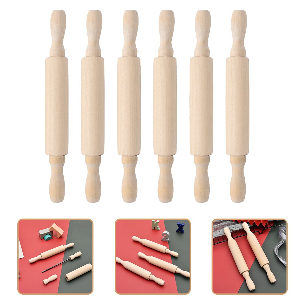 6Pcs Mini Rolling Pin Small Rolling Pin Children K... – Vicedeal