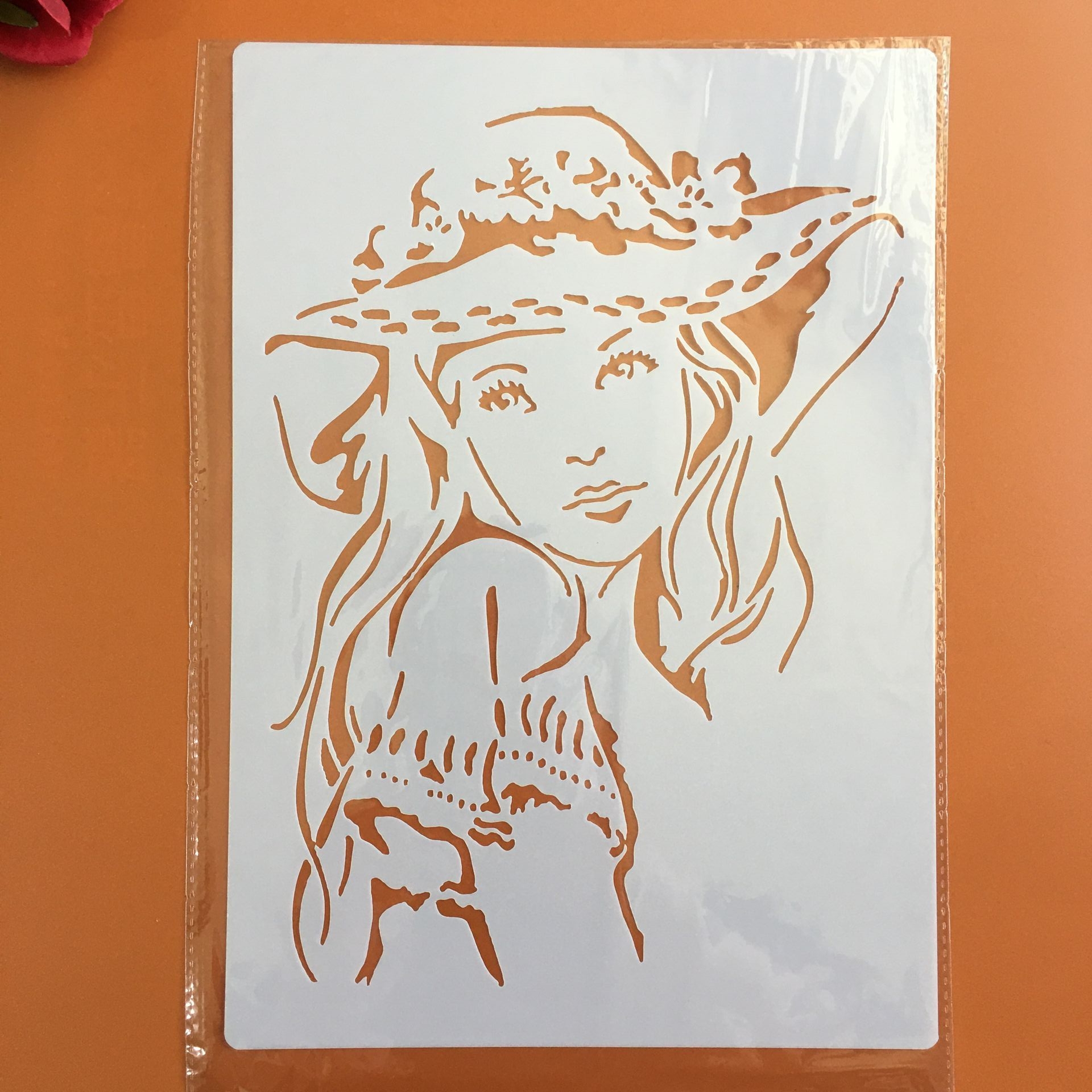 A4 DIY Stencils Wall Painting Scrapbook Coloring E... – Grandado