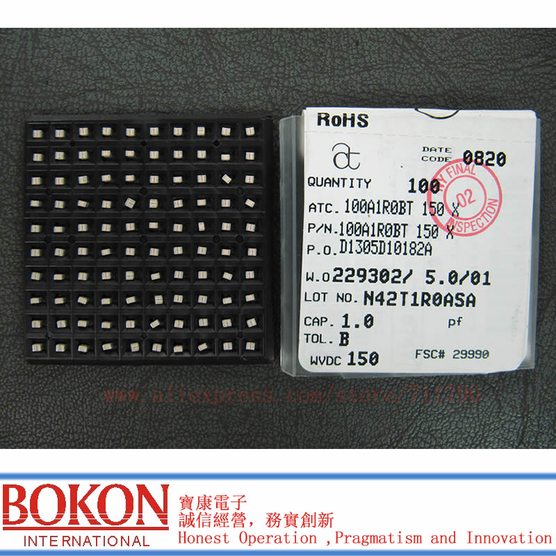High Q Capacitors P90 ATC100B621JT100XT ATC100B621... – Grandado