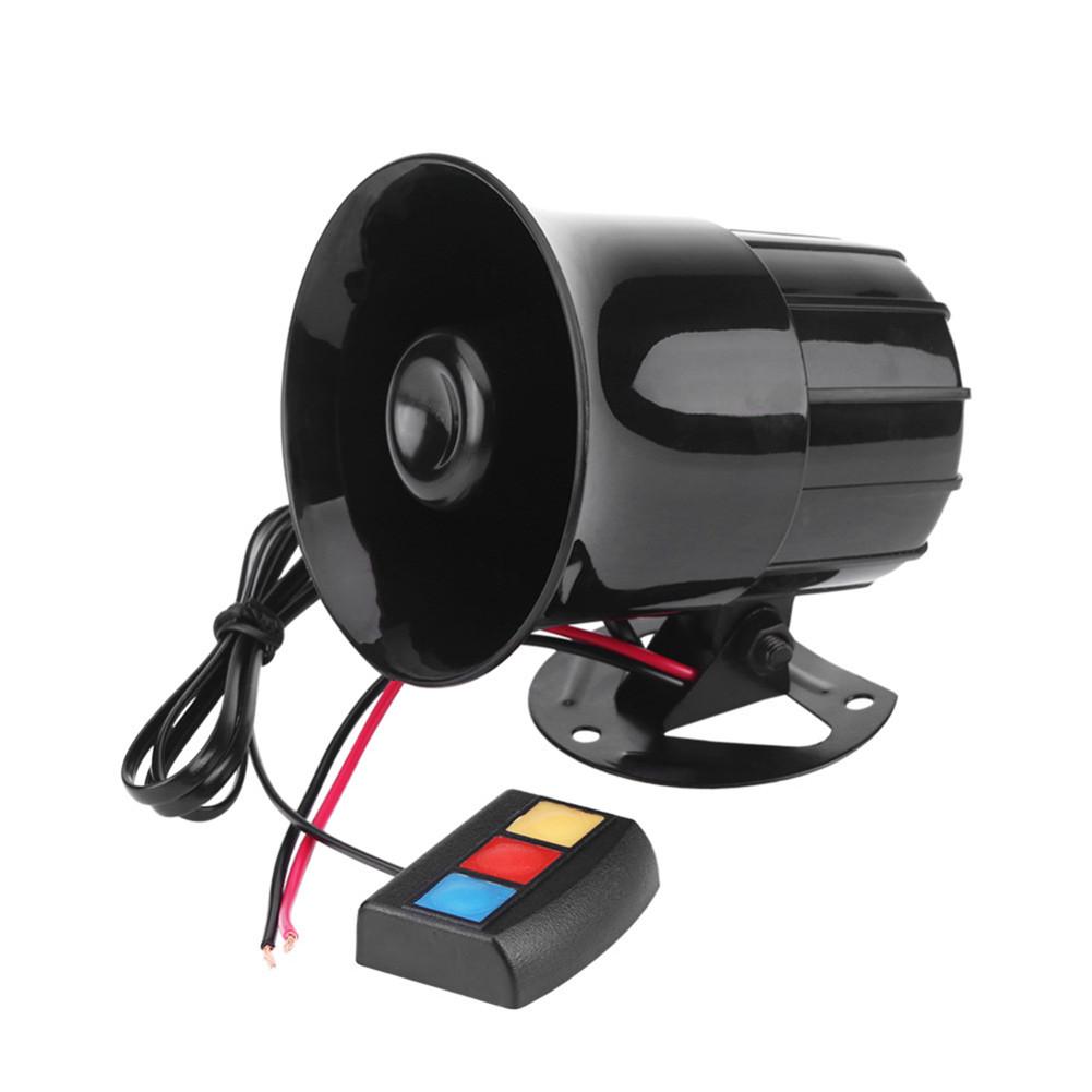 30W 12V 3 Sounds Siren Alarm Auto Motorfiets Alarm... – Grandado
