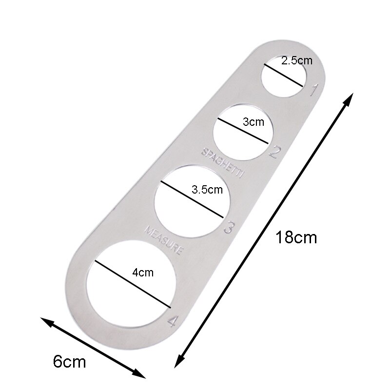 Stainless Steel Pasta Spaghetti Measurer Noodle Me... – Grandado