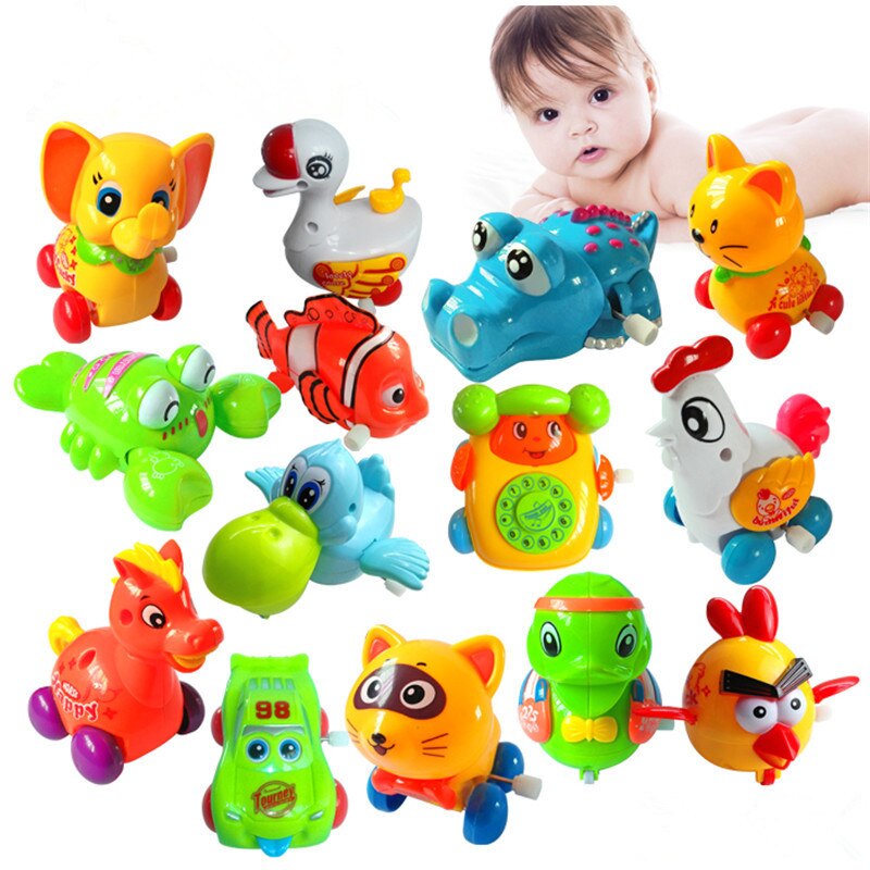 10Pcs Wind Up Spring Toy Model Can Move Climb Danc... – Grandado