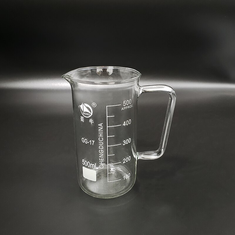 With handle Beaker in tall form,Capacity 500ml,Out... – Vicedeal