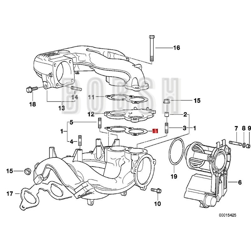 Car Throttle intake manifold gasket assembly b mwE... – Grandado