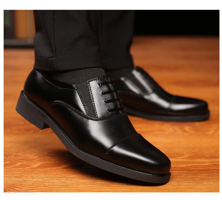 Zapatos de charol de para hombre, calzado de vesti... – Grandado