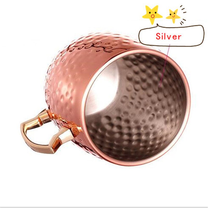 Stainless Steel Moscow Drum Shape Cup Cocktail Cup... – Vicedeal