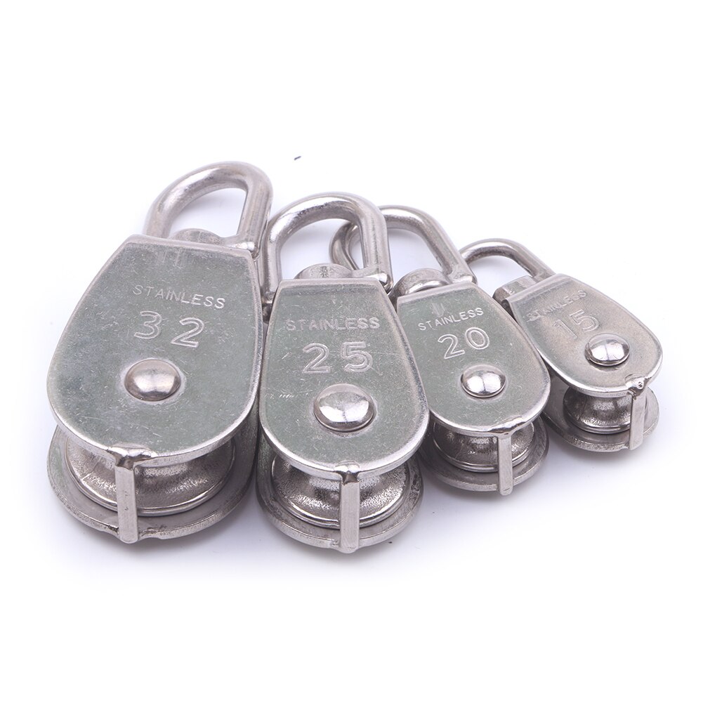 Stainless Steel Swivel Eye Rope Fixed Pulley Lifti... – Vicedeal