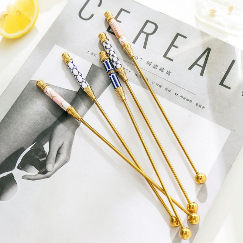 Gold-plated Stainless Steel Coffee Beverage Stirre... – Vicedeal