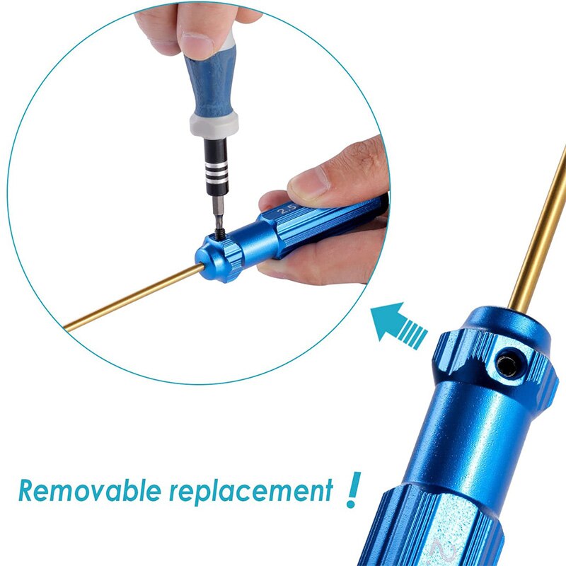 2 Pack Titanium Nitride Hex Driver Wrench 4 Delige... – Vicedeal