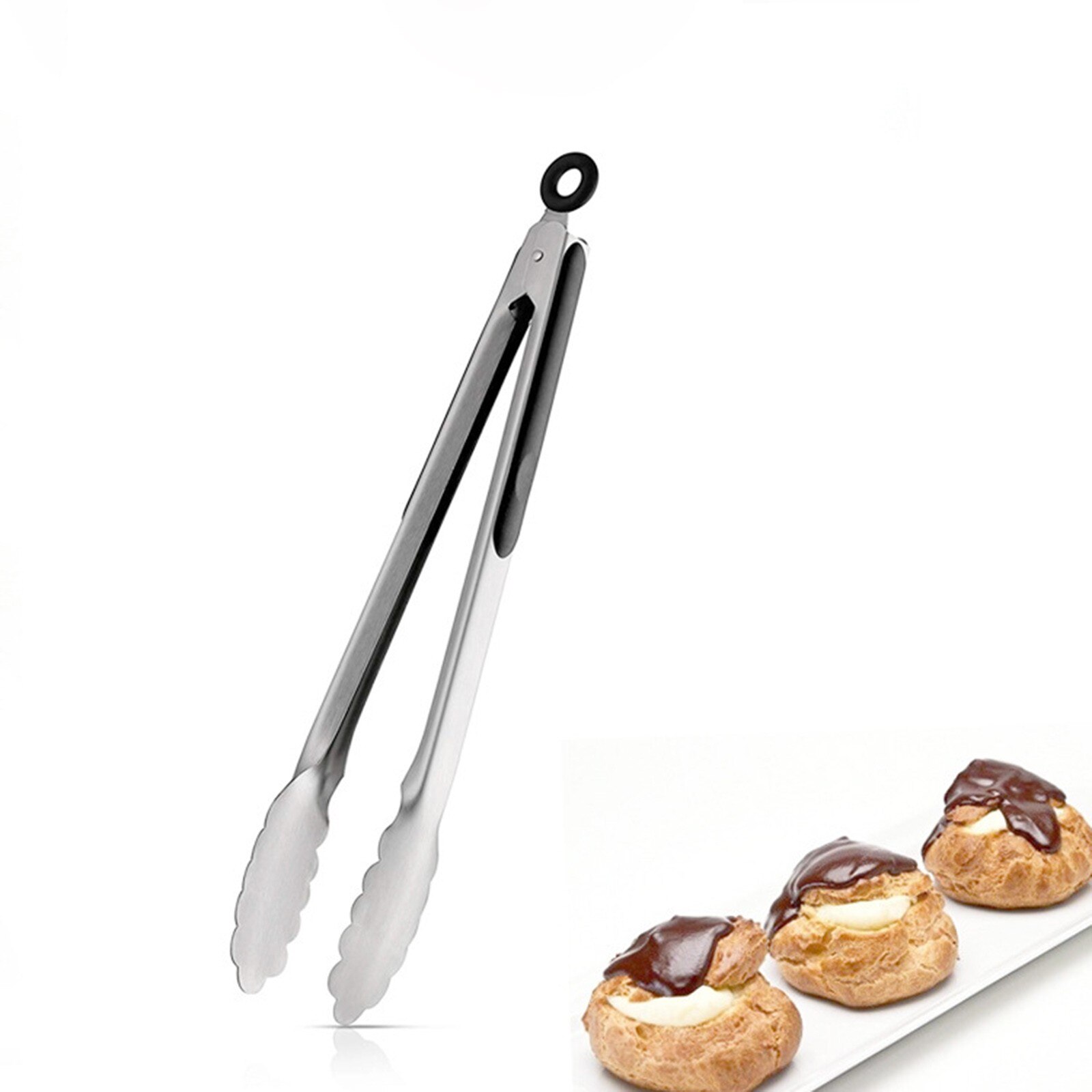 Silicone Bread Clip Stainless Steel Barbecue Food ... – Vicedeal