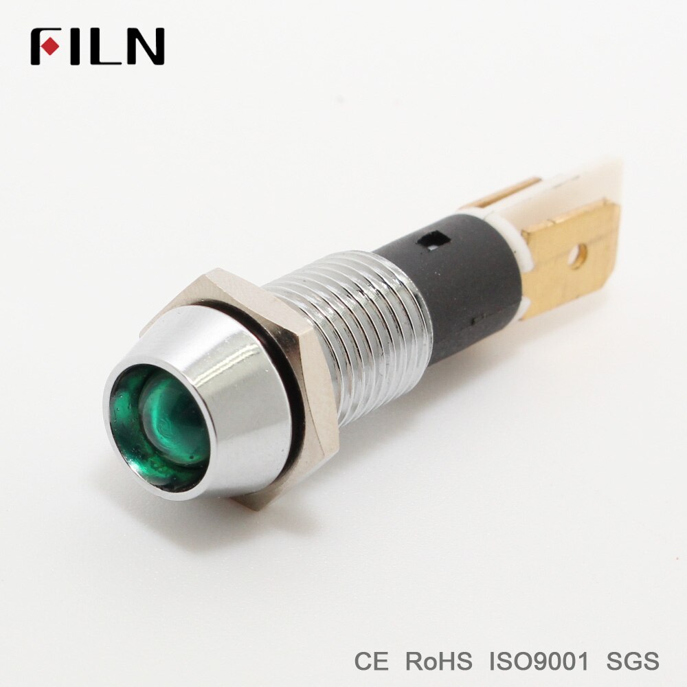 FILN metal pilot lamp indicator light 10mm red yel... – Vicedeal
