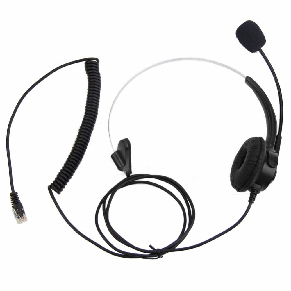 Telephone Call Center Operator Monaural Headphone ... – Vicedeal