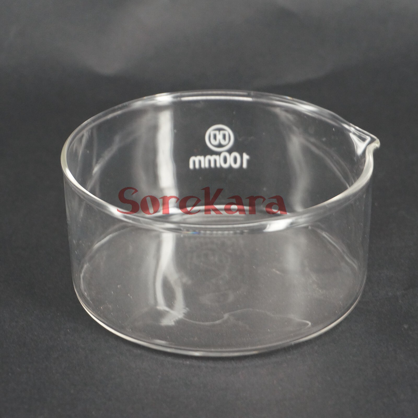 Plato de cristal de 100mm, placa inferior con boqu... – Grandado