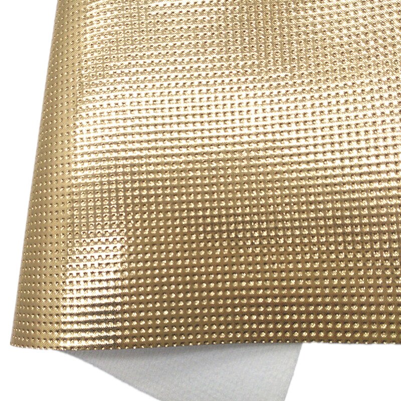 Gold Chunky Glitter Leather Waves Flowers Dots Emb... – Grandado