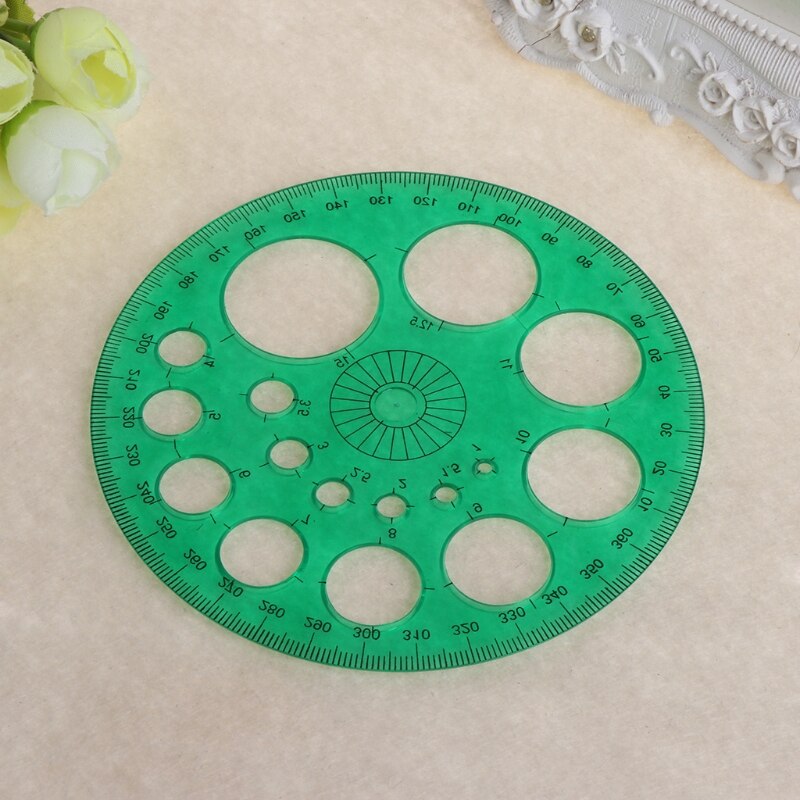360 Degree Protractor Round Ruler All Round Ruler ... – Grandado