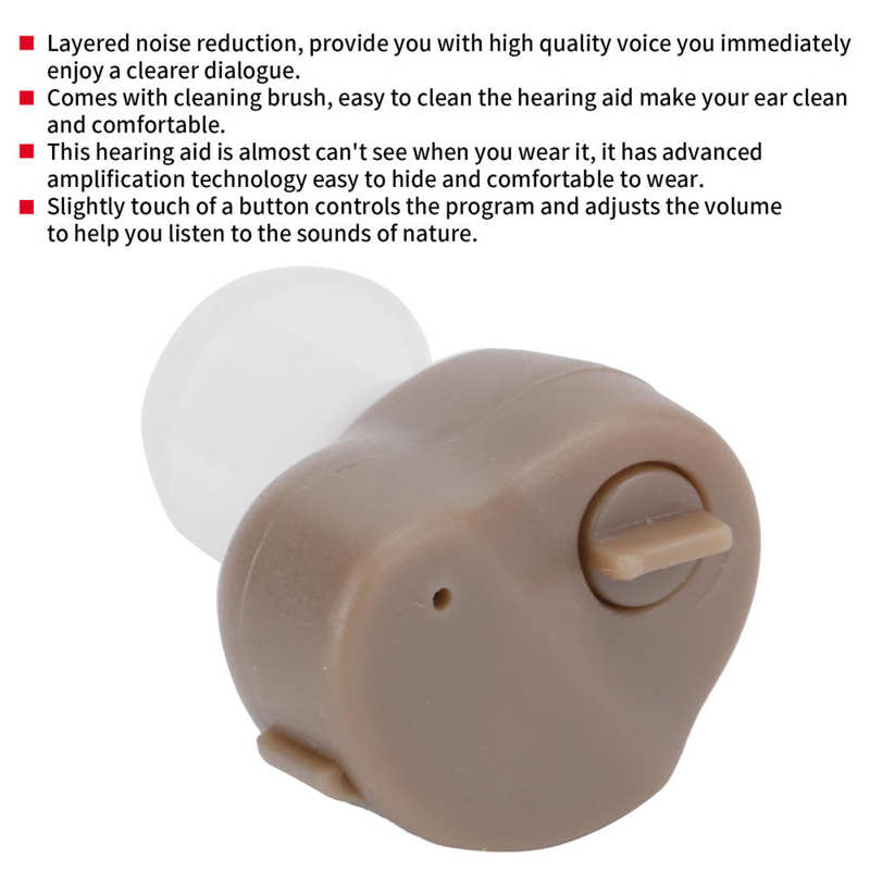 Mini Hearing Aid 09H Single Deep Ear Canal Hearing... – Grandado