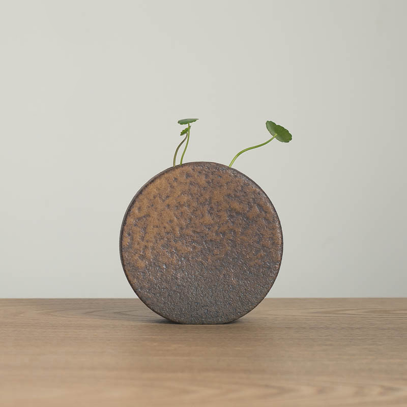 Modern Glazed surface ceramic vase Japanese Zen Ro... – Grandado