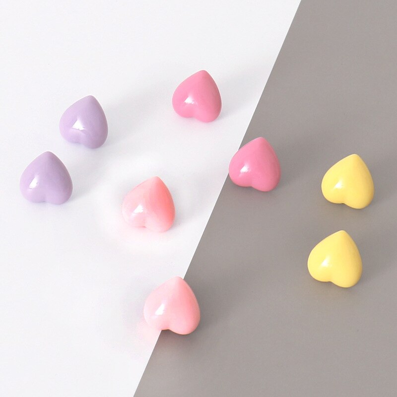 8pcs 9mm Resin Sweet Heart Photo Wall Pin School S... – Vicedeal