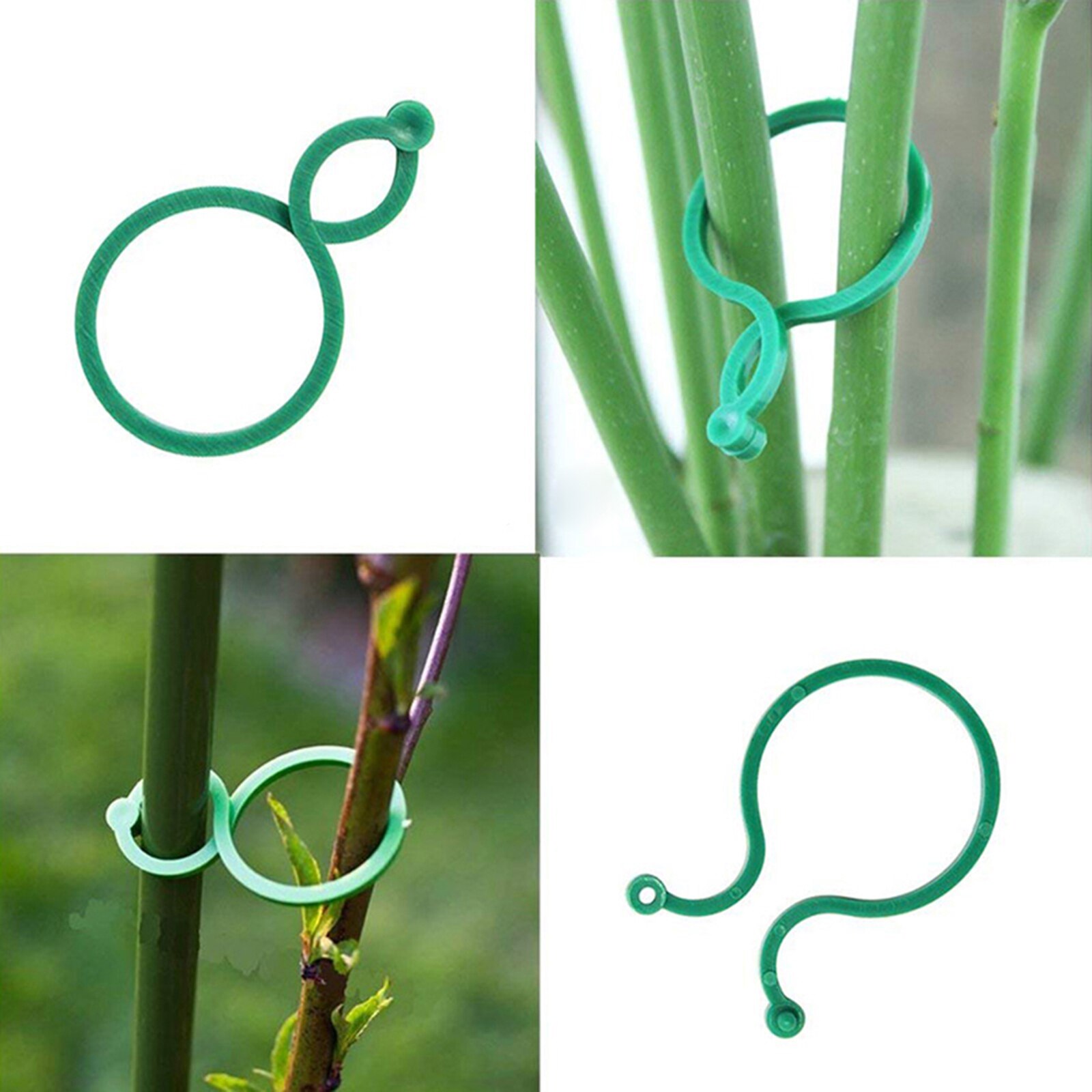 12/50Pcs Garden Cable Ties Reusable Plant Support ... – Grandado
