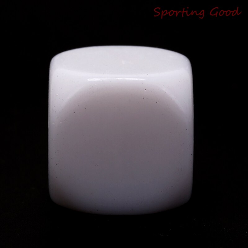 5Pcs/Lot 20mm Blank Dice White Rounded Corner D6 C... – Grandado