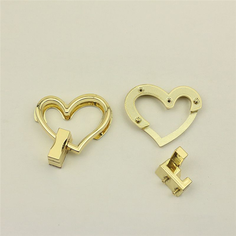 Mode Hartvorm Tas Lock Sluiting Metalen Turn Lock ... – Vicedeal