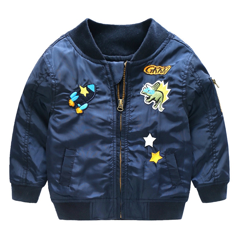 Boys Jacket Autumn Winter Kids Bomber Jacket For B... – Vicedeal