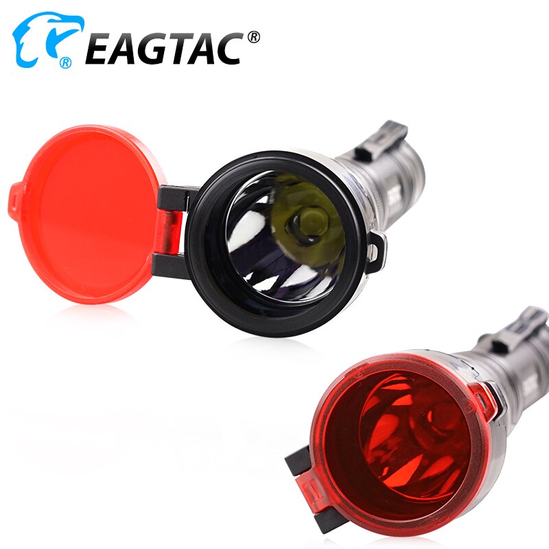EAGTAC Red Filter w/ Flip Cover (plastic) for T G ... – Grandado
