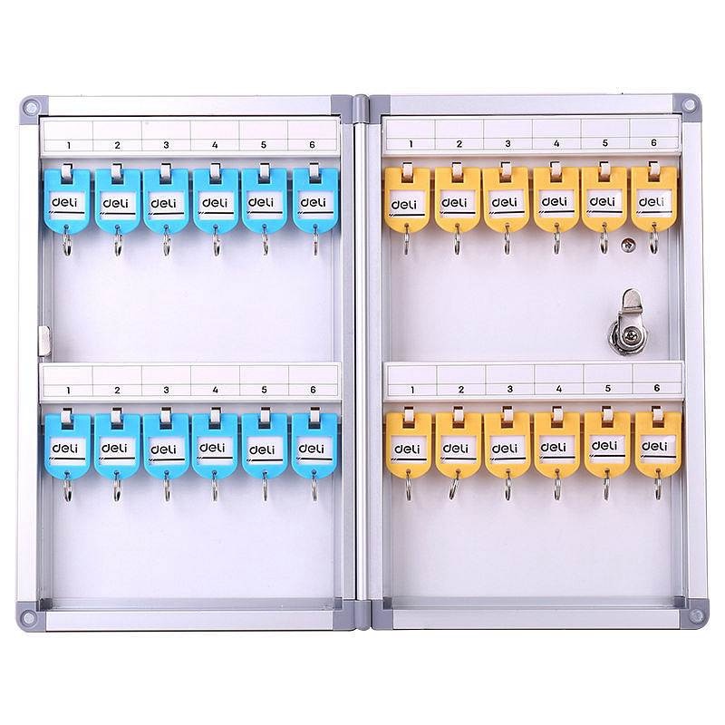Deli 50800 Metalen Key Management Doos 24 Keys Alu... – Grandado