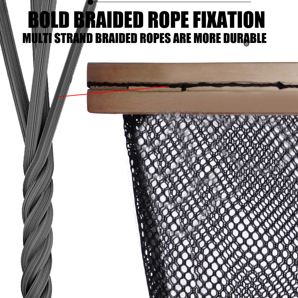 Large Fly Fishing Wooden Handle Fishing Net Tackle... – Vicedeal