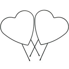 1 * Plant Trellis Ondersteuning Frame Liefde Hartv... – Grandado