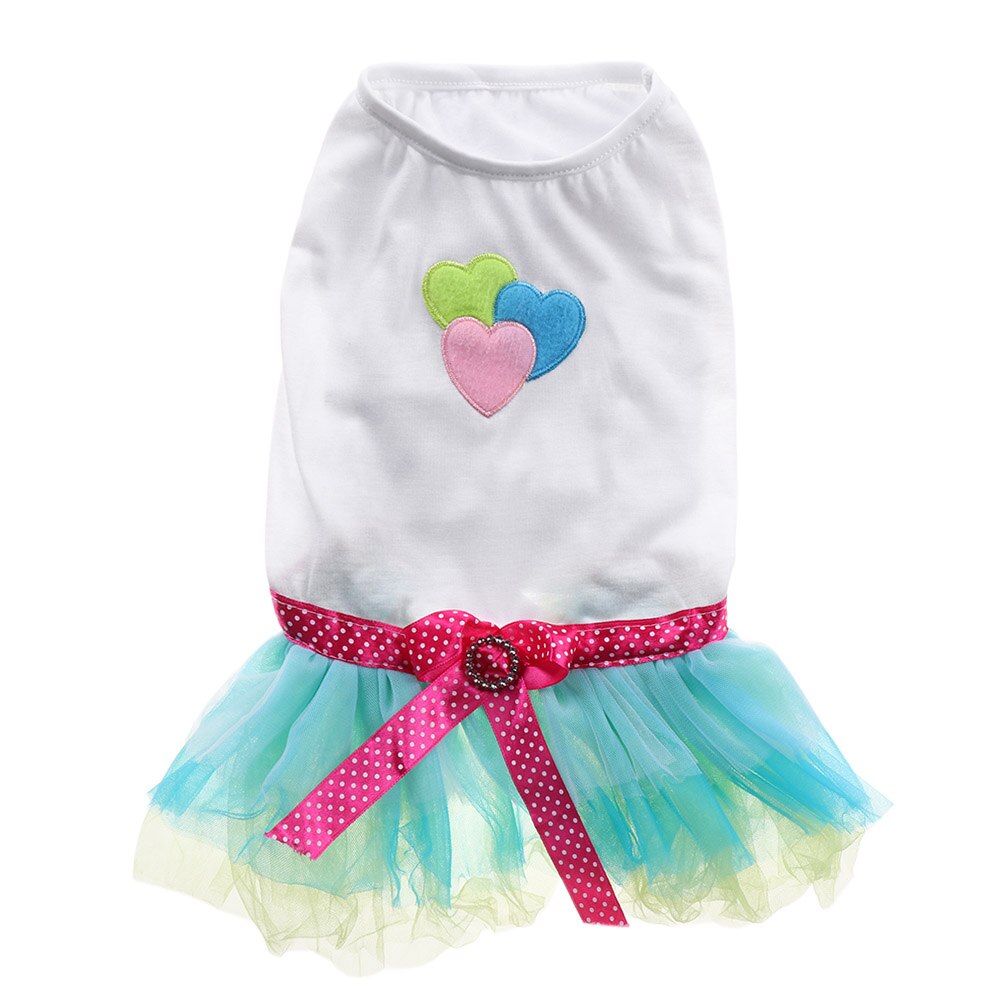 Pet Dog Lace Dress Girl Dog Cat Clothes Print Skir... – Vicedeal