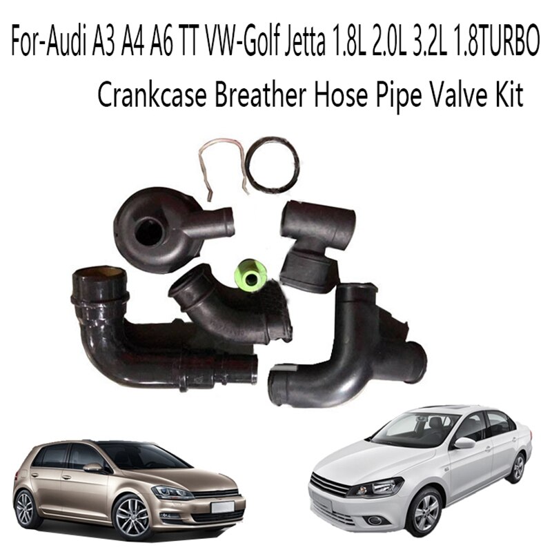 Car Crankcase Breather Hose Pipe Valve Kit 06A1291... – Vicedeal