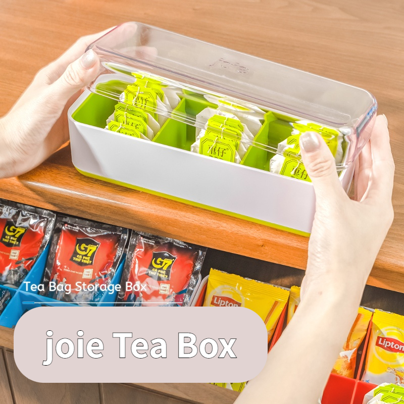 Joie Tea Box Tea Bag Storage Box with Lid - ABS Ma... – Grandado
