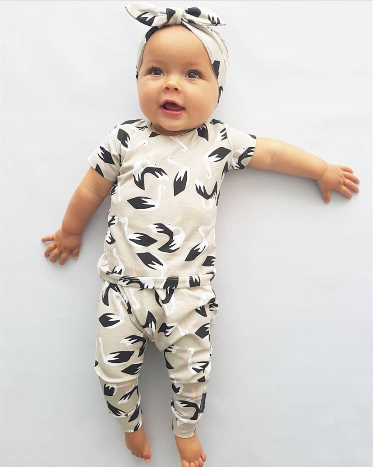 Zomer Peuter Baby Meisje Leuke Cartoon Print Kledi... – Grandado