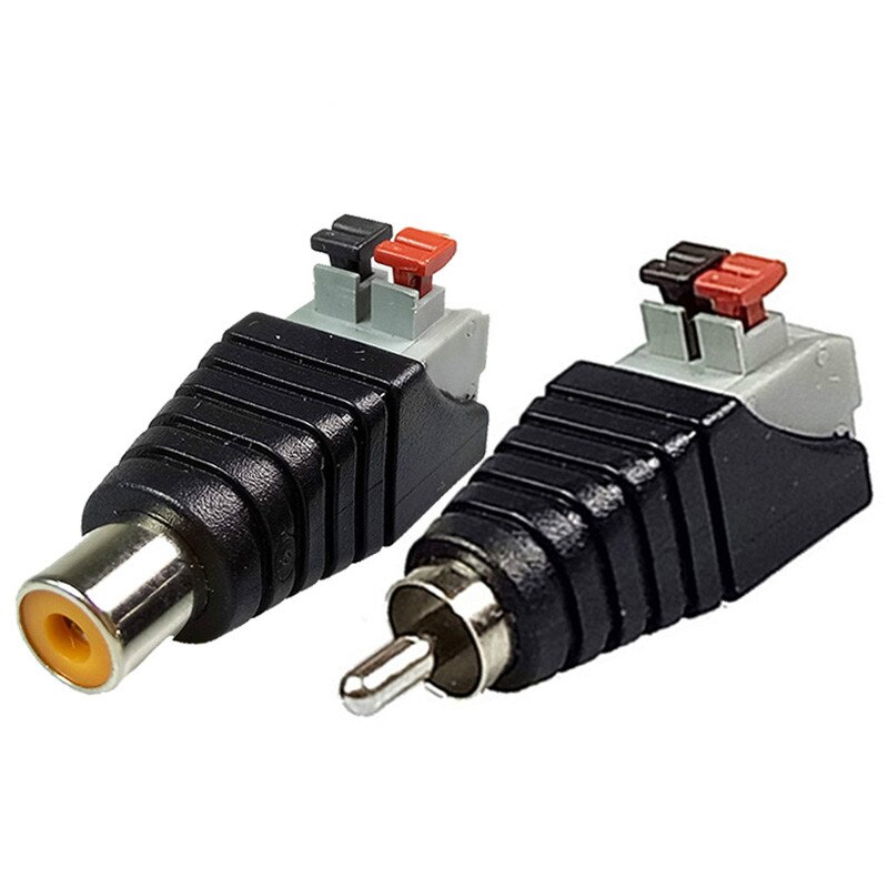 10 STUKS RCA AV Balun Connector RCA Mannelijke/Vro... – Grandado