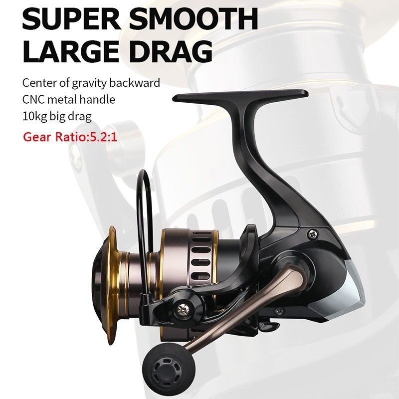 Fishing Reel 1000-7000 Metal Spool Spinning Reel 8... – Vicedeal