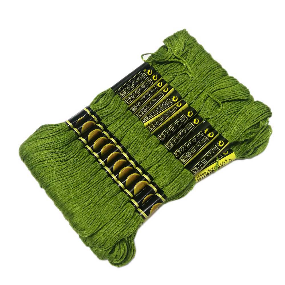 24 Skeins Multi Colors Embroidery Thread Floss Egy... – Grandado