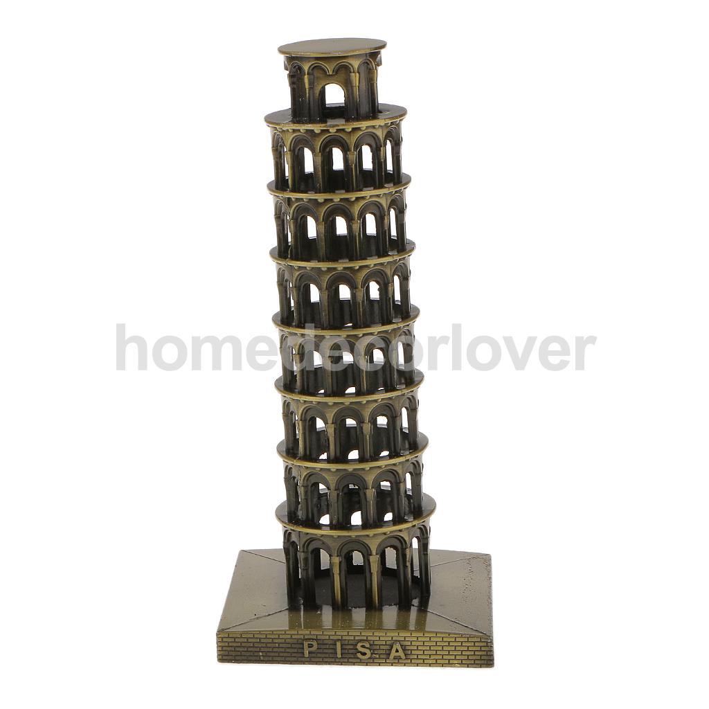 Leaning Tower of Pisa Model Home Decor Metal Craft... – Grandado