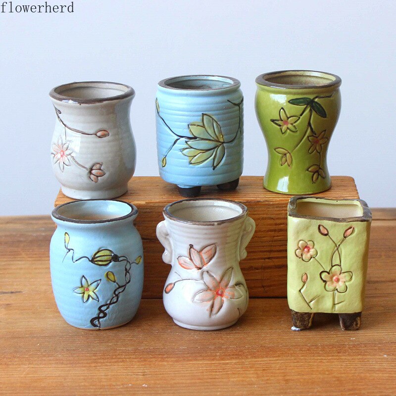 Home and Garden Nursery Pot Desktop Small Pot Gree... – Vicedeal