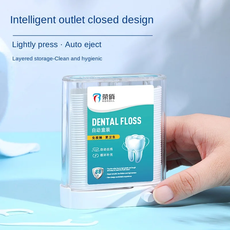 Dental Floss Picks Dispenser, Plastic Toothpicks w... – Grandado