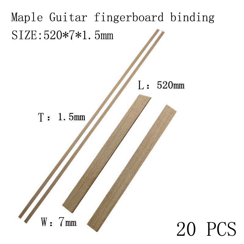 20 pcs 520*7*1.5mm Guitar binding Fingerboard band... – Grandado