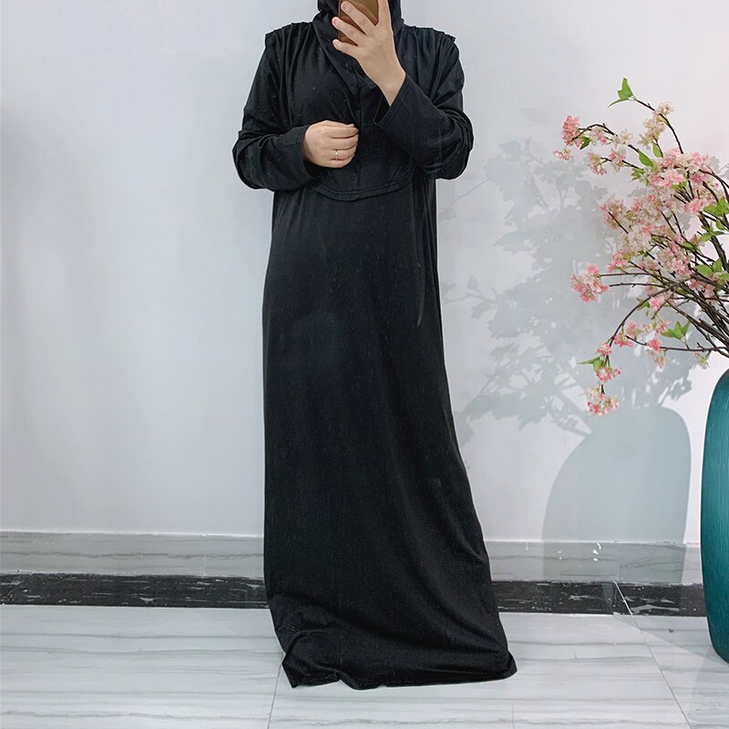 Ramadan One Piece Prayer Abaya Hooded Dress Kaftan... – Vicedeal